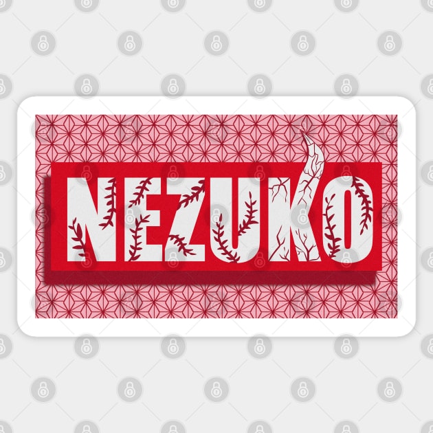 Nezuko Print Nezuko Kamado Demon Slayer Anime Manga Demon Slayer Sticker Teepublic